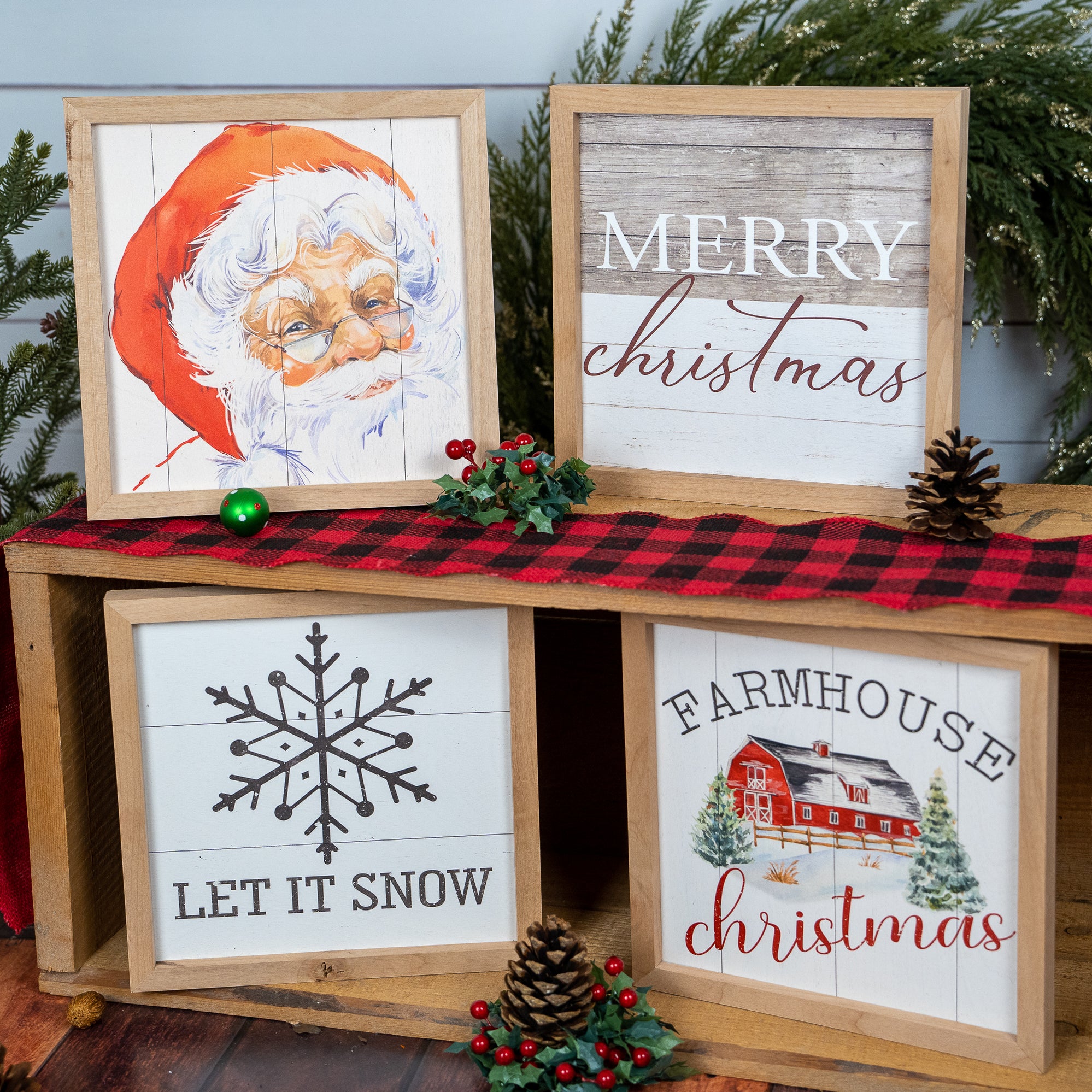 Framed Christmas Signs — Chico Creek Signs