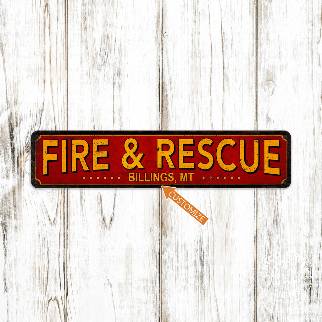 Police & Fire Department Signs — Chico Creek Signs