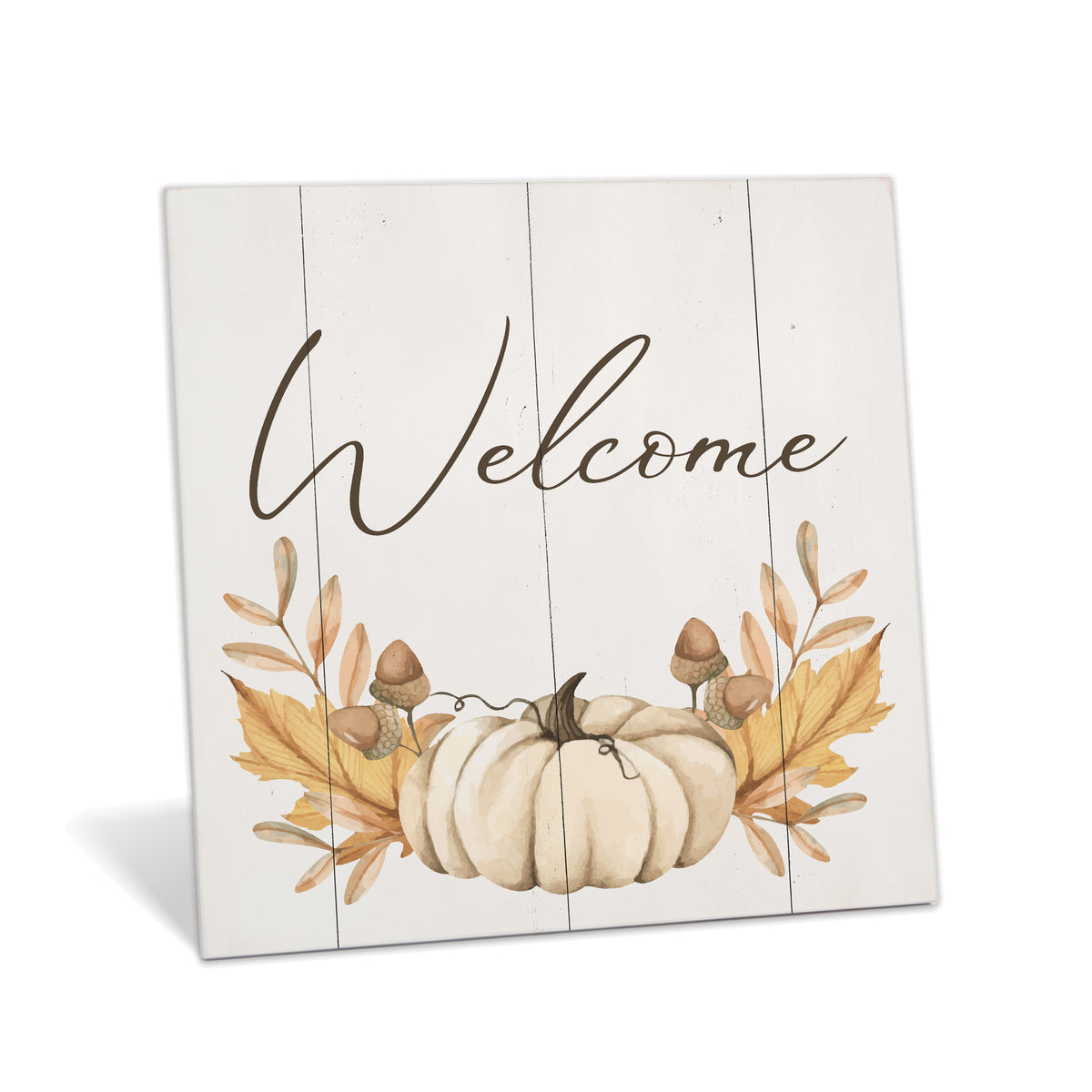 Welcome Pumpkin - Fall Sign — Chico Creek Signs