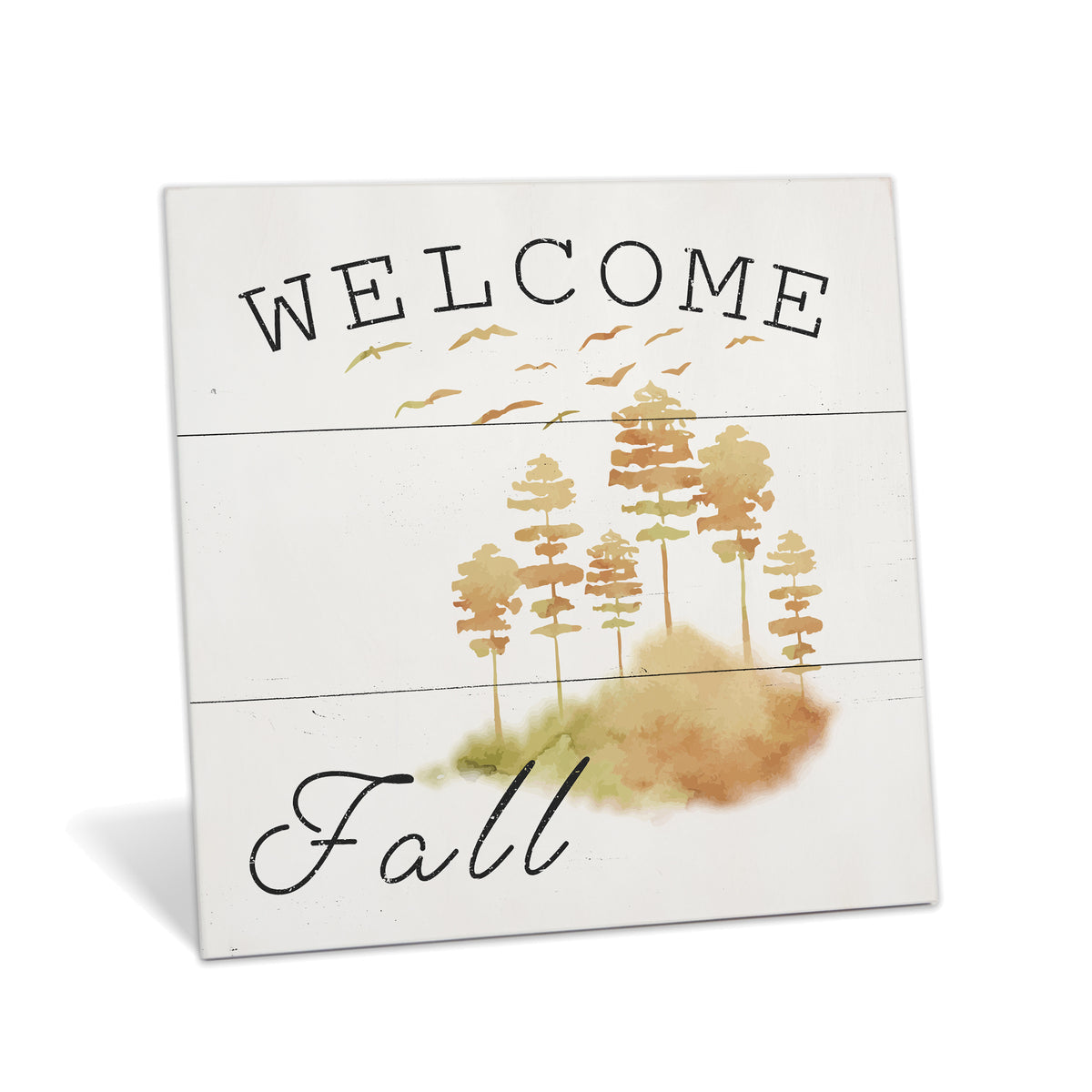 Welcome Fall Autumn Trees Wood Sign - Fall Decor — Chico Creek Signs