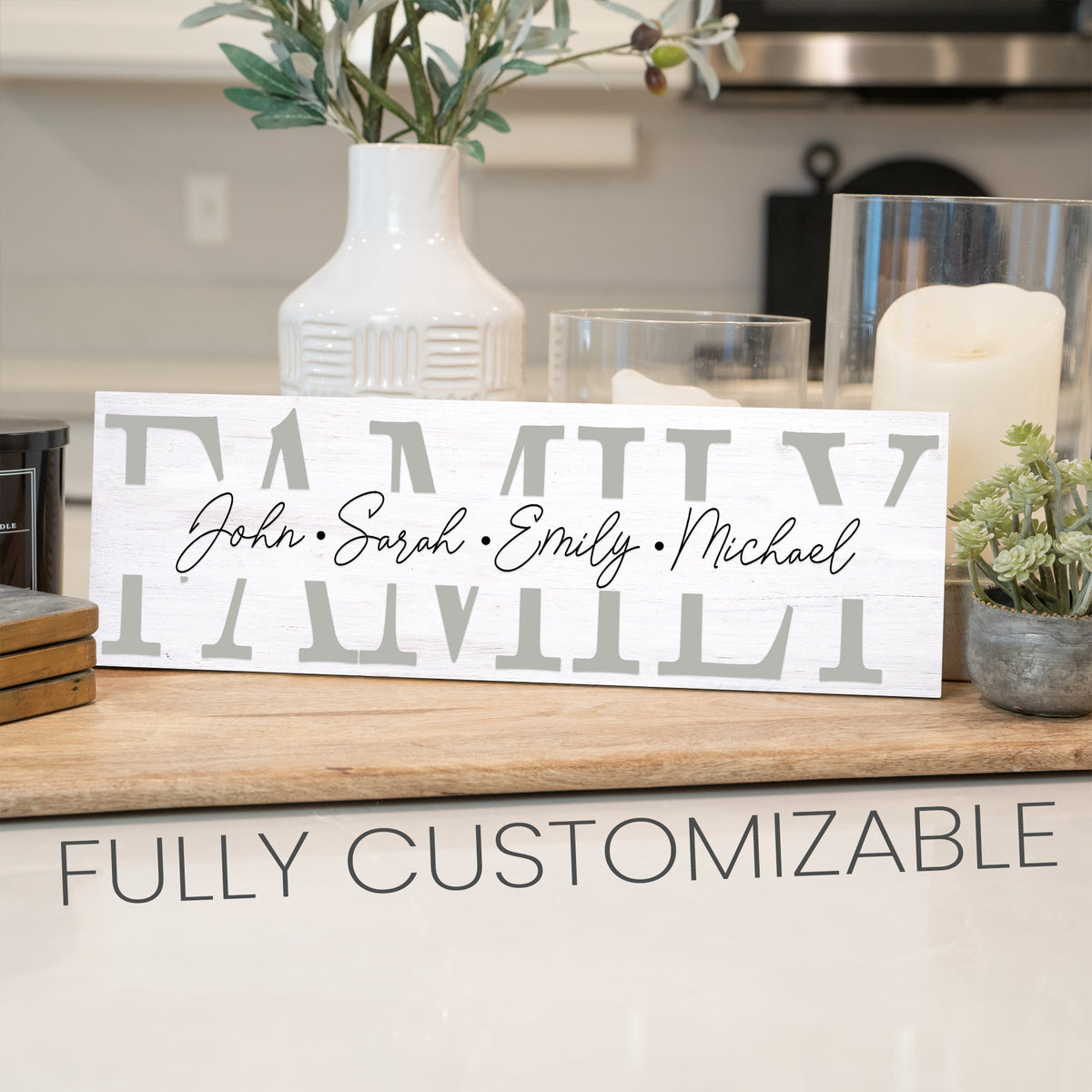 Personalized Family Name Sign - Customizable Mother's Day Gift — Chico ...