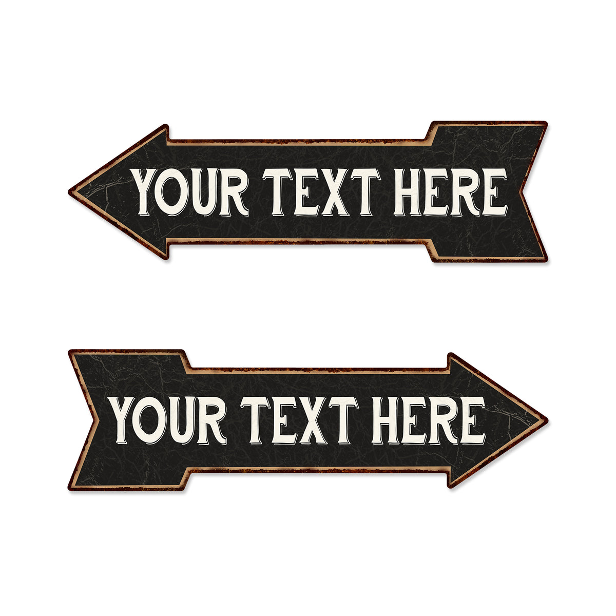 Personalized Arrow Sign Left Or Right This Way Mail Deliveries Pointin ...