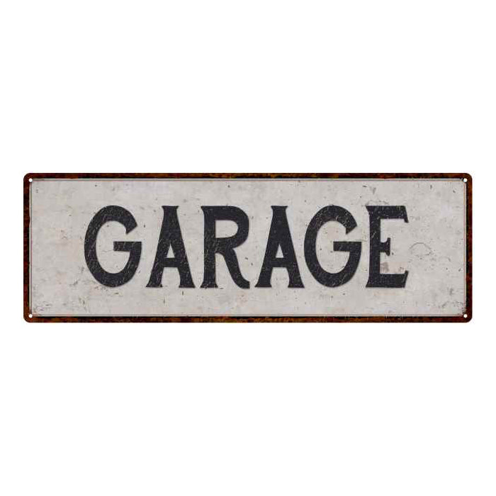 Garage Rustic Signs Vintage Circle Signs Personalized Decorative