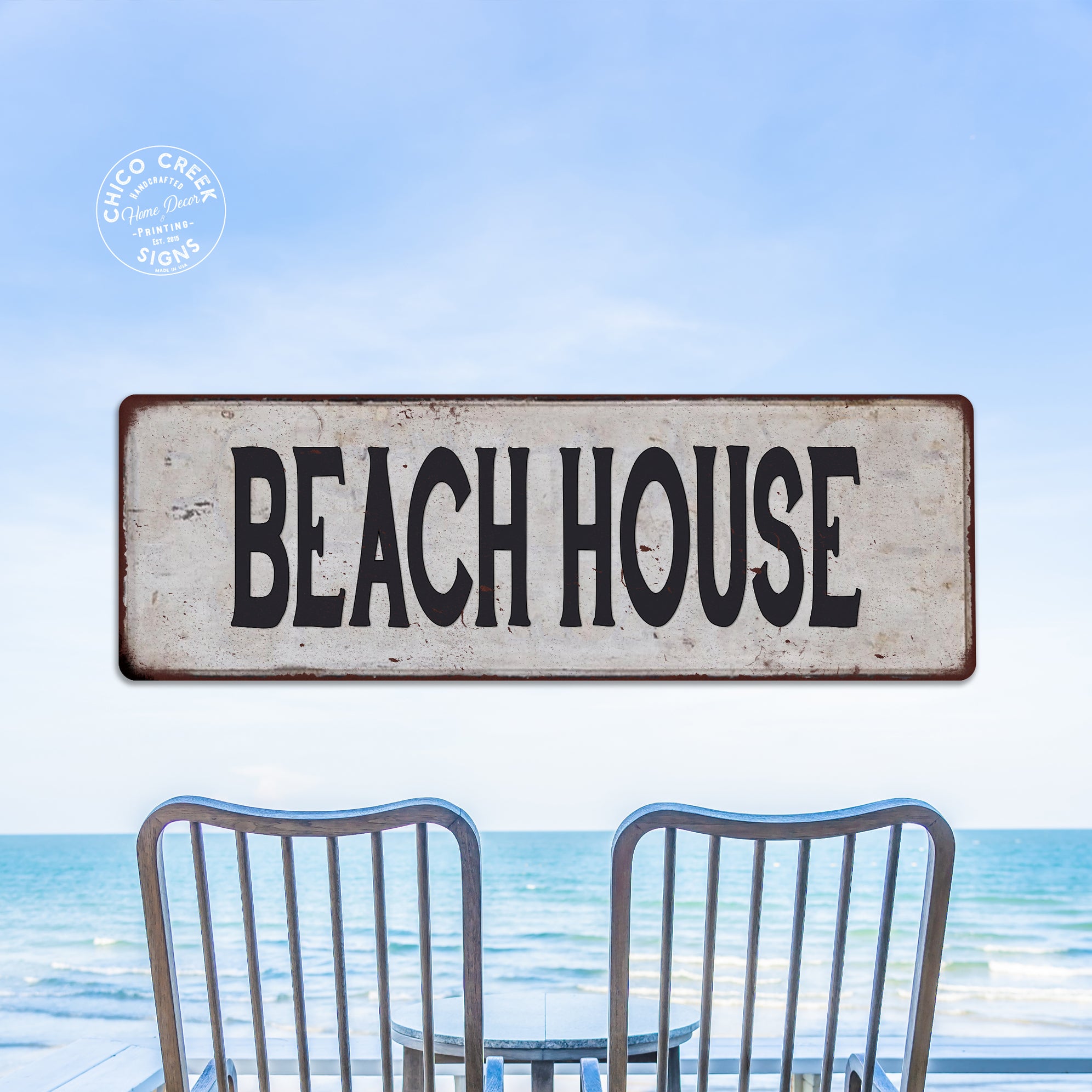 Coastal & Beach House — Chico Creek Signs