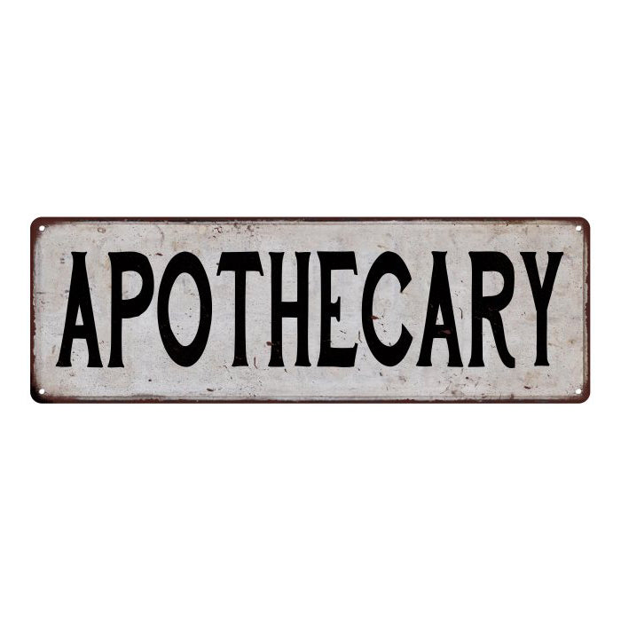 Vintage Apothecary Sign