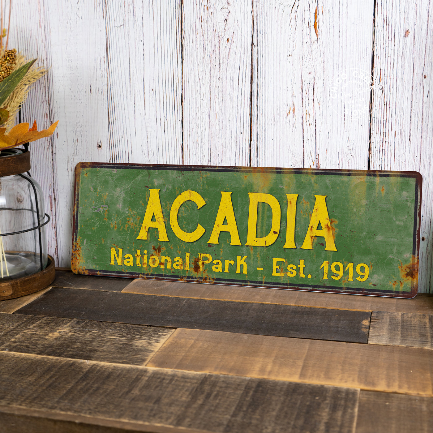 Acadia National Park Metal Sign — Chico Creek Signs