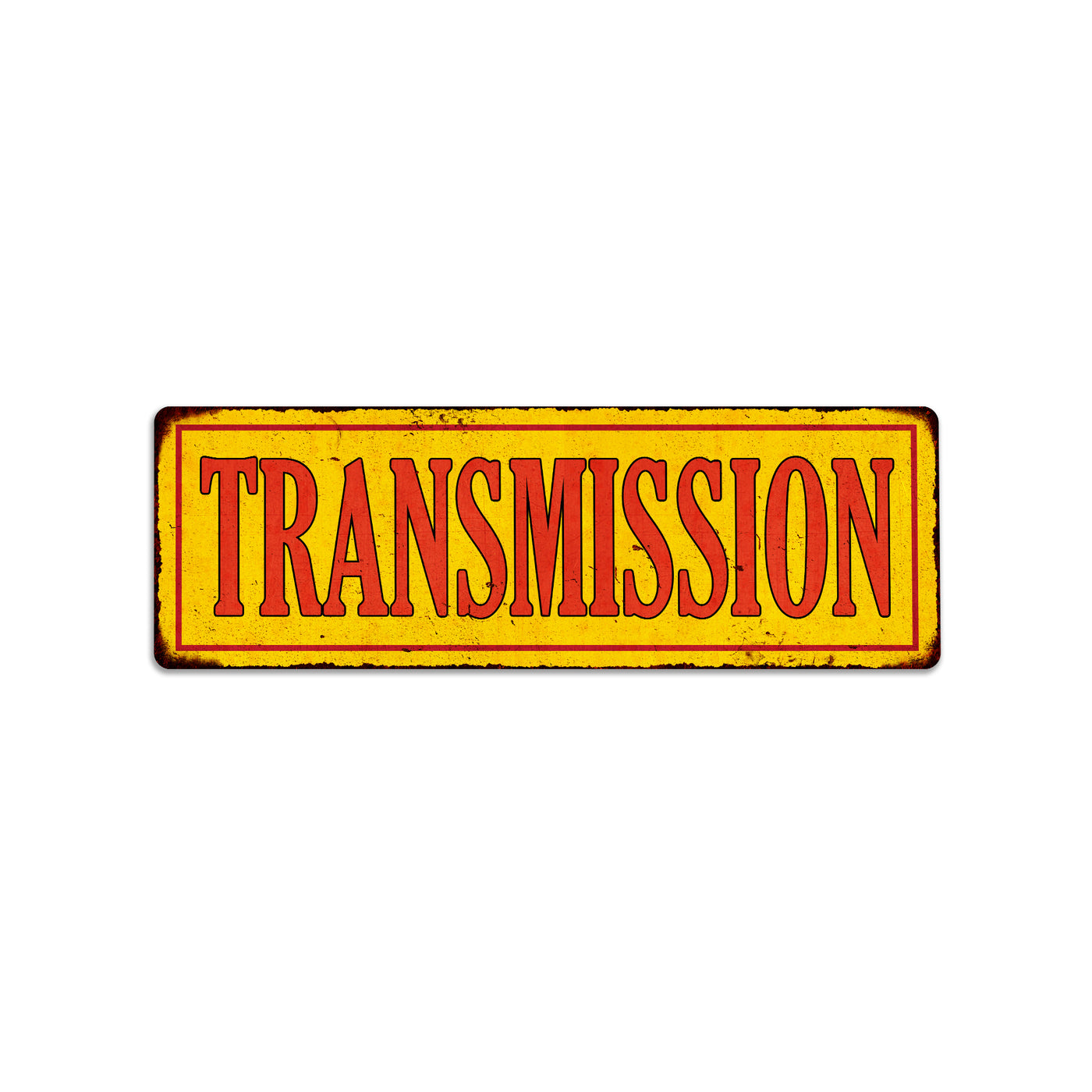 TRANSMISSION Vintage Looking Metal Sign Shop Oil Gas Garage 1061800640 ...