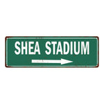 Shea Stadium Vintage Look Ballpark Baseball Metal Sign 106180073002 ...