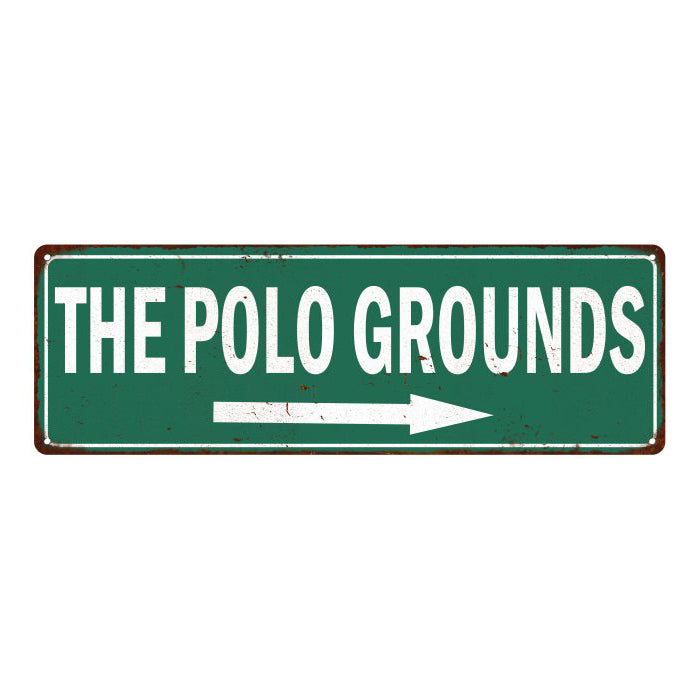 The Polo Grounds Vintage Look Ballpark Baseball Metal Sign 10618007301 ...