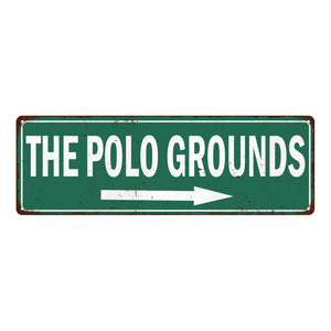 The Polo Grounds Vintage Look Ballpark Baseball Metal Sign 10618007301 ...