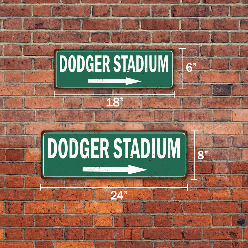 Dodger Stadium Vintage Look Ballpark Baseball Metal Sign — Chico Creek ...