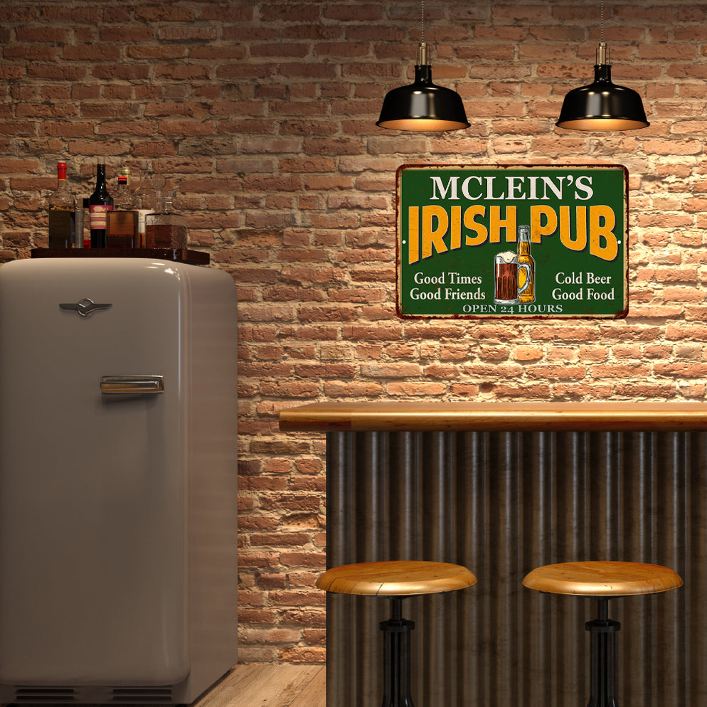 Personalized Irish Pub Beer Metal Sign Bar Wall Decor 108120013001 ...