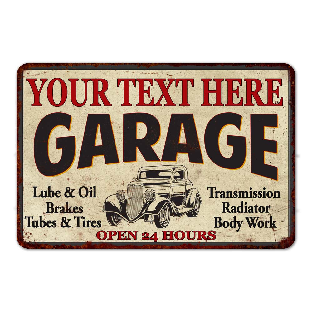 Personalized Garage Man Cave Metal Sign Decor Wall Decor 108120014001 ...