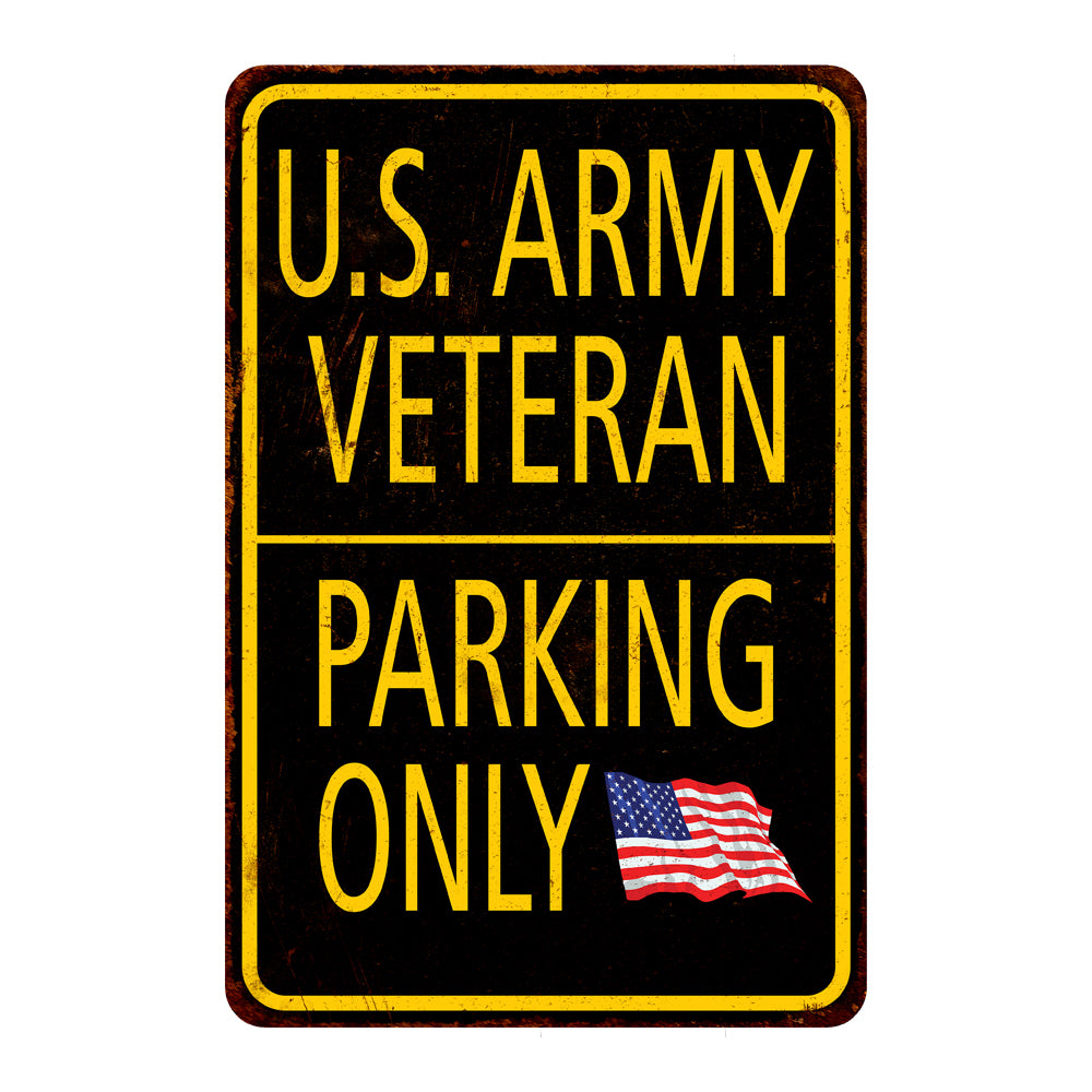 U.S. Army Parking Only Military Police 8x12 Metal Sign 108120062004 ...