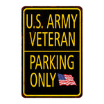 U.S. Army Parking Only Military Police 8x12 Metal Sign 108120062004 ...