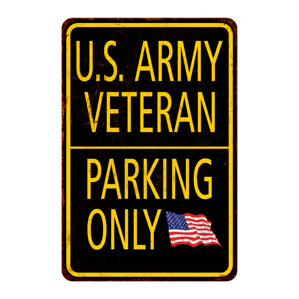 U.S. Army Parking Only Military Police 8x12 Metal Sign 108120062004 ...