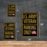 U.S. Army Parking Only Military Police 8x12 Metal Sign 108120062004 ...