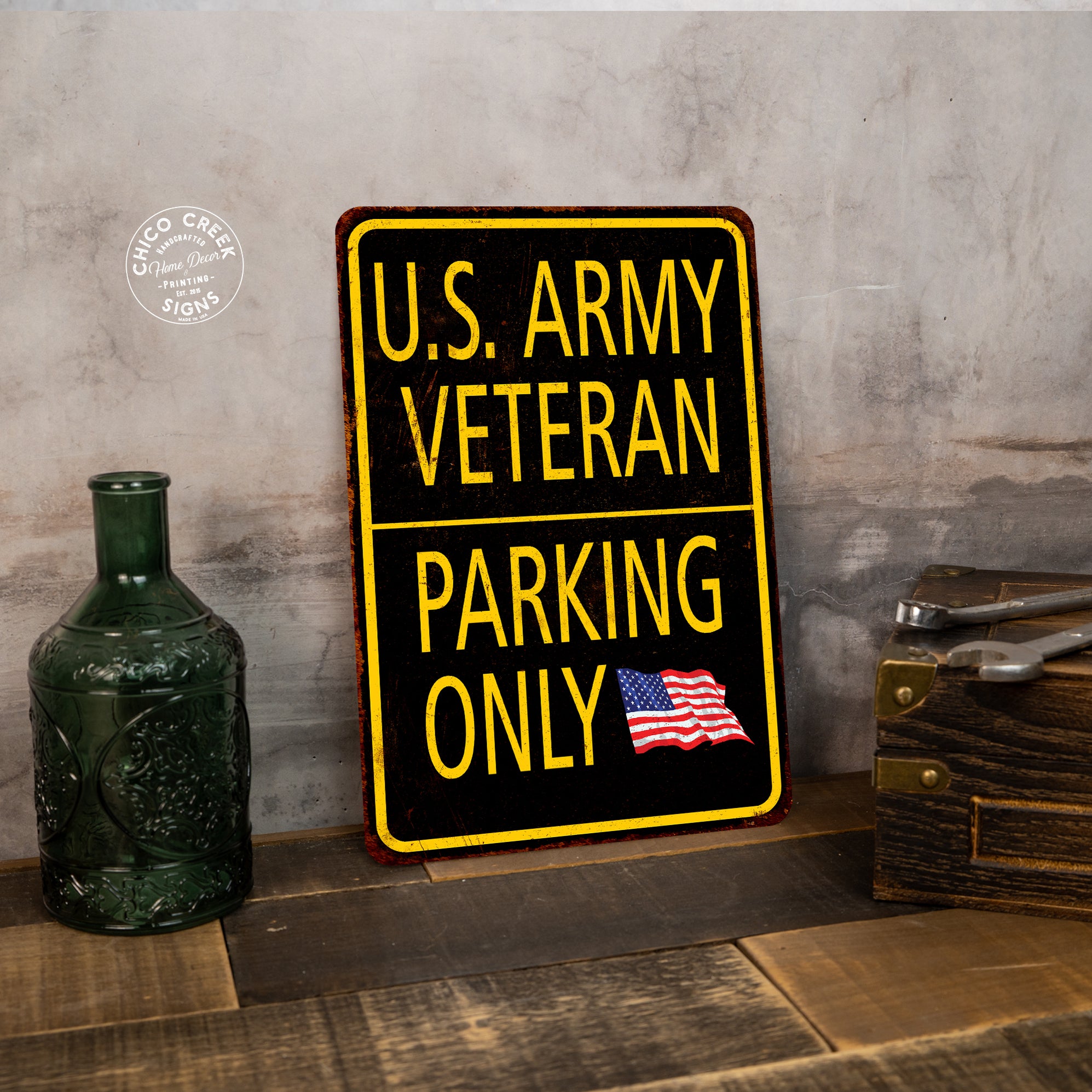 U.S. Army Parking Only Military Police 8x12 Metal Sign 108120062004 ...