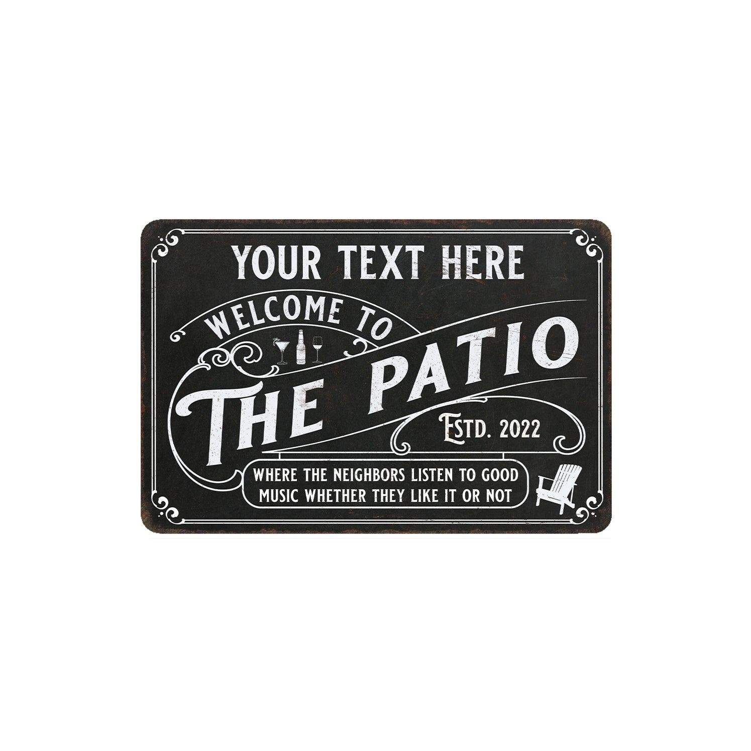 Personalized Metal Signs — Chico Creek Signs