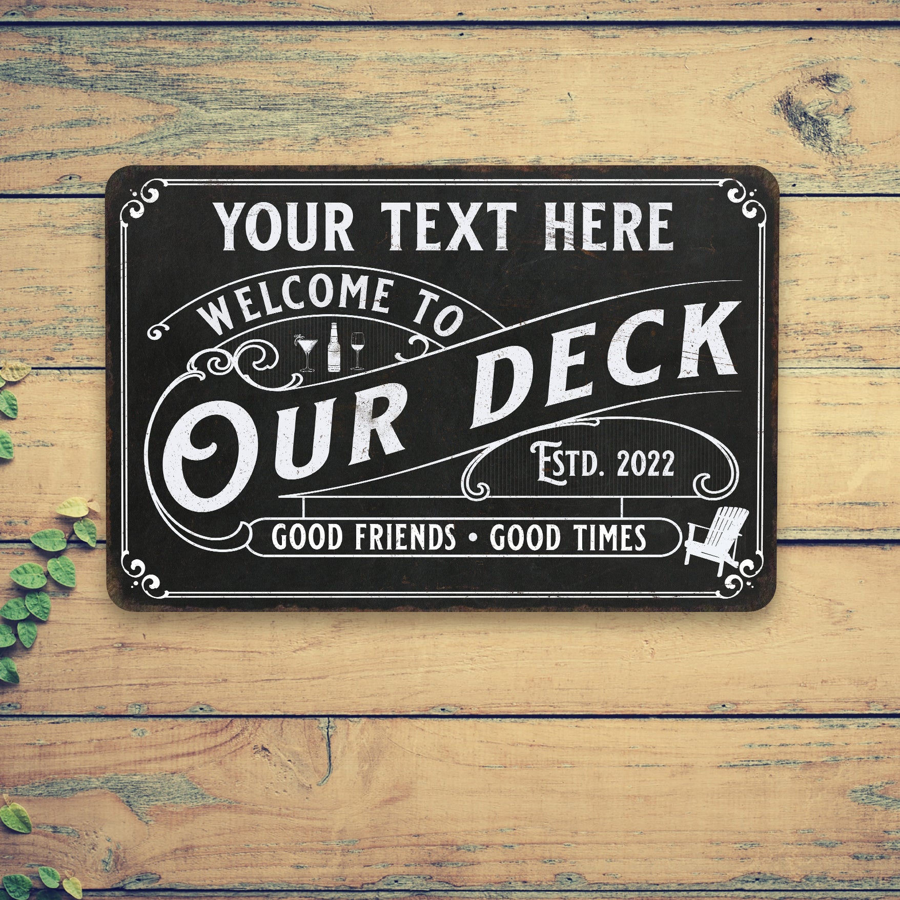 Backyard & Patio — Chico Creek Signs