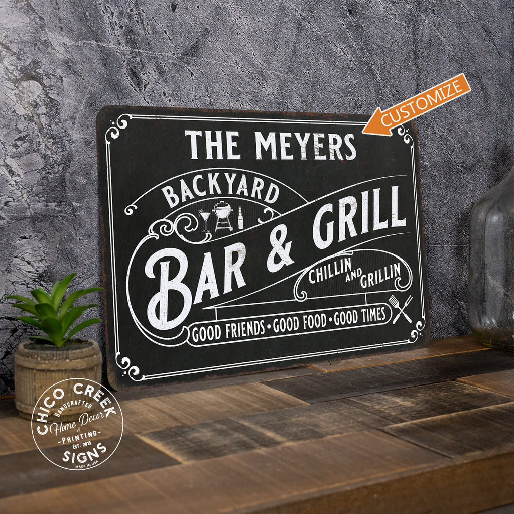 Backyard & Patio — Chico Creek Signs